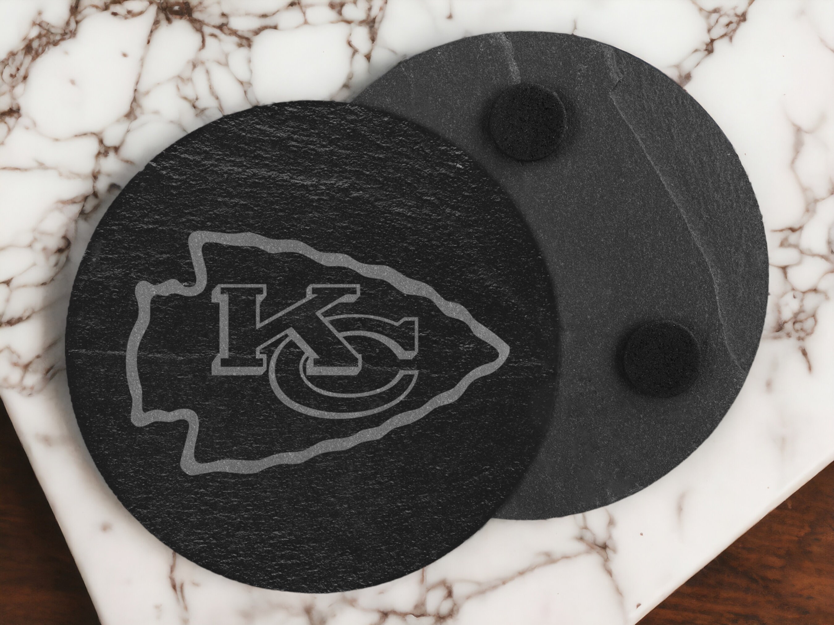 Kansas City Chiefs Slate Coaster (set of 6) Gift. - Etsy