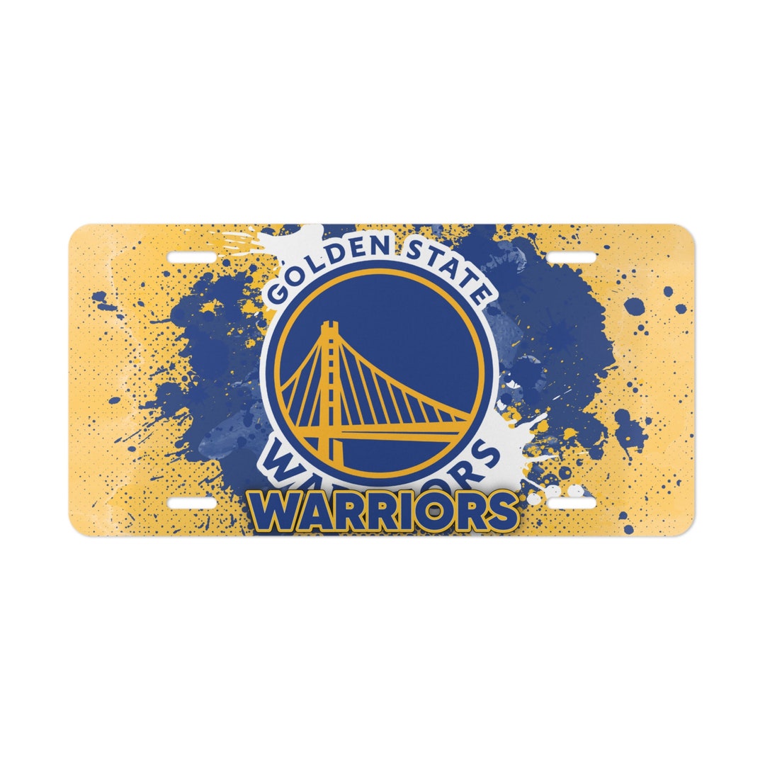 Golden State Warriors Vanity License Plate for Basketball Fan. Warriors ...