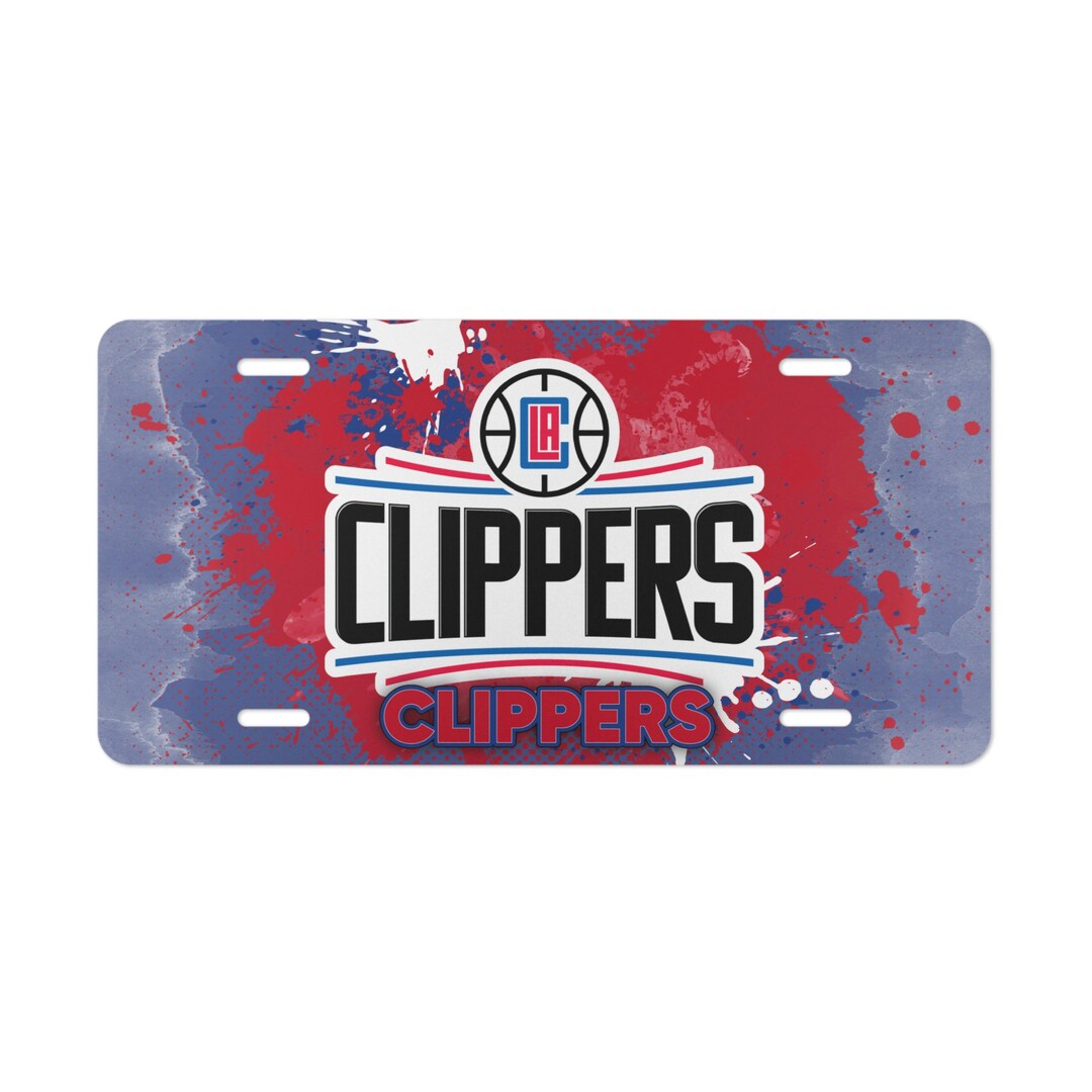 LA Clippers Vanity License Plate for Basketball Fan. Clippers Aluminum ...