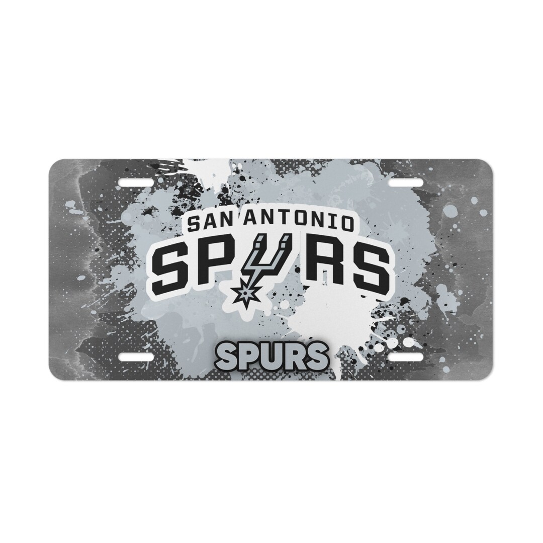 San Antonio Spurs Vanity License Plate for Basketball Fan. Spurs ...