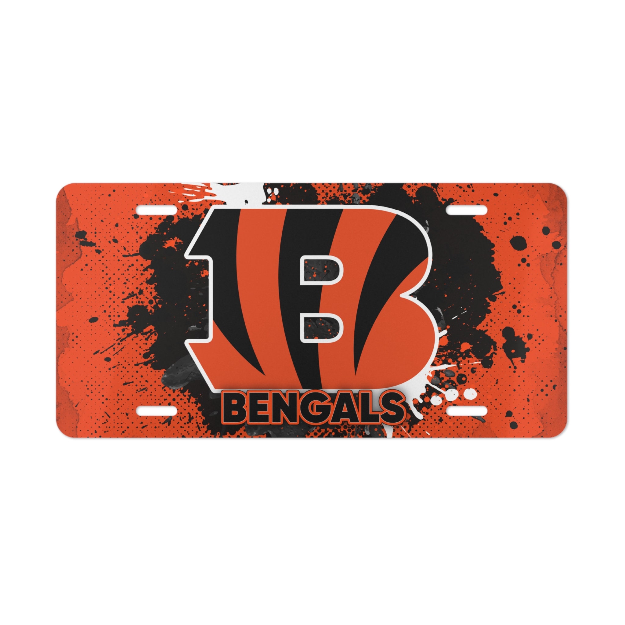Cincinnati Bengals Vanity License Plate Gift for Football Fan. Aluminum ...