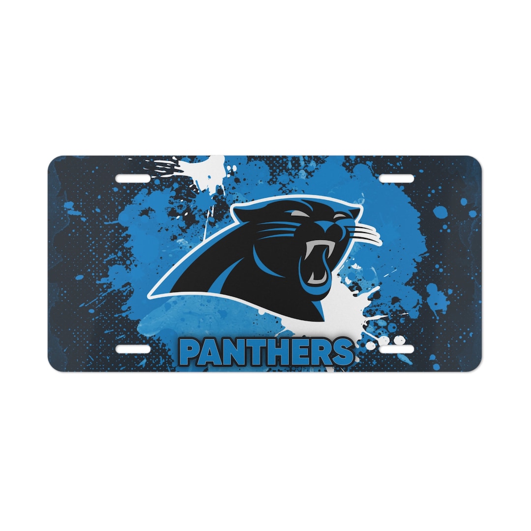 Carolina Panthers Vanity License Plate for NFL Fan. Panthers Aluminum ...