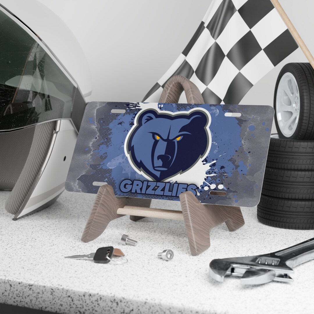 Memphis Grizzlies Vanity License Plate for Basketball Fan. Grizzlies ...