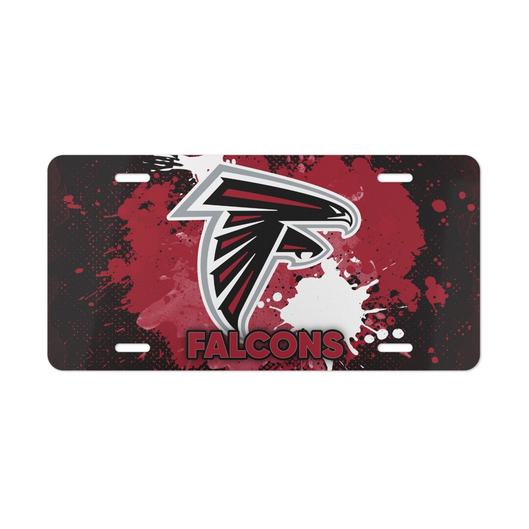 Atlanta Falcons Vanity License Plate for Football Fan. Falcons Aluminum ...