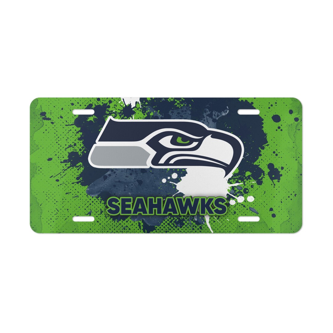 Seattle Seahawks Vanity License Plate Football Gift. Aluminum NFL ...