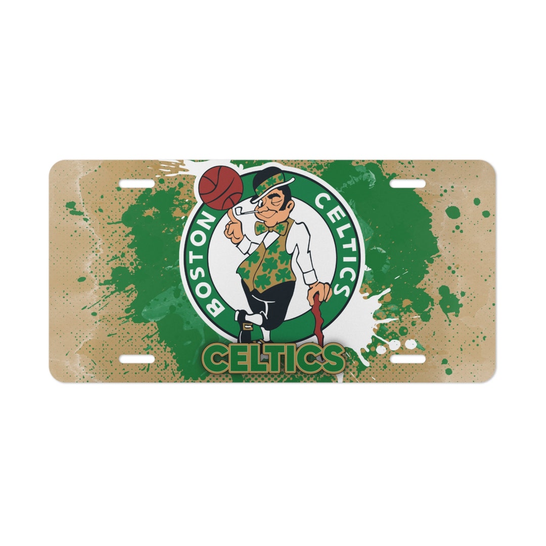 Boston Celtics Vanity License Plate for Basketball Fan. Celtics ...