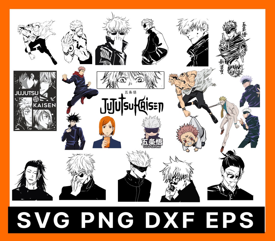 Anime Png, Anime Vector, Anime Svg, Anime Cutfile, Anime Clipart, Anime ...