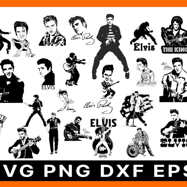 Elvis Presley Svg Etsy