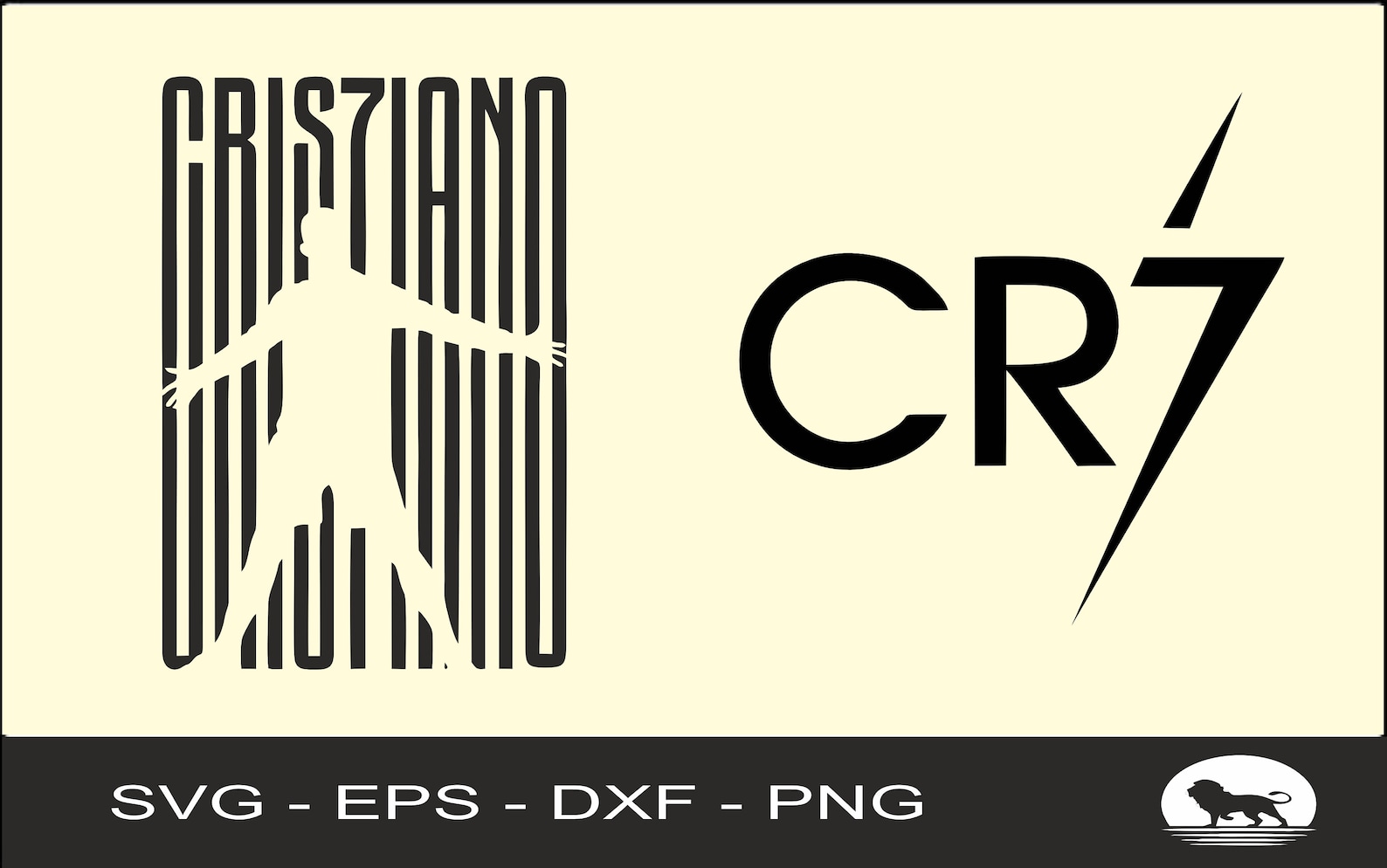 Cristiano Ronaldo Svg, CR7 Svg, Laser Cut Files, Cricut, Glowforge, Dxf ...