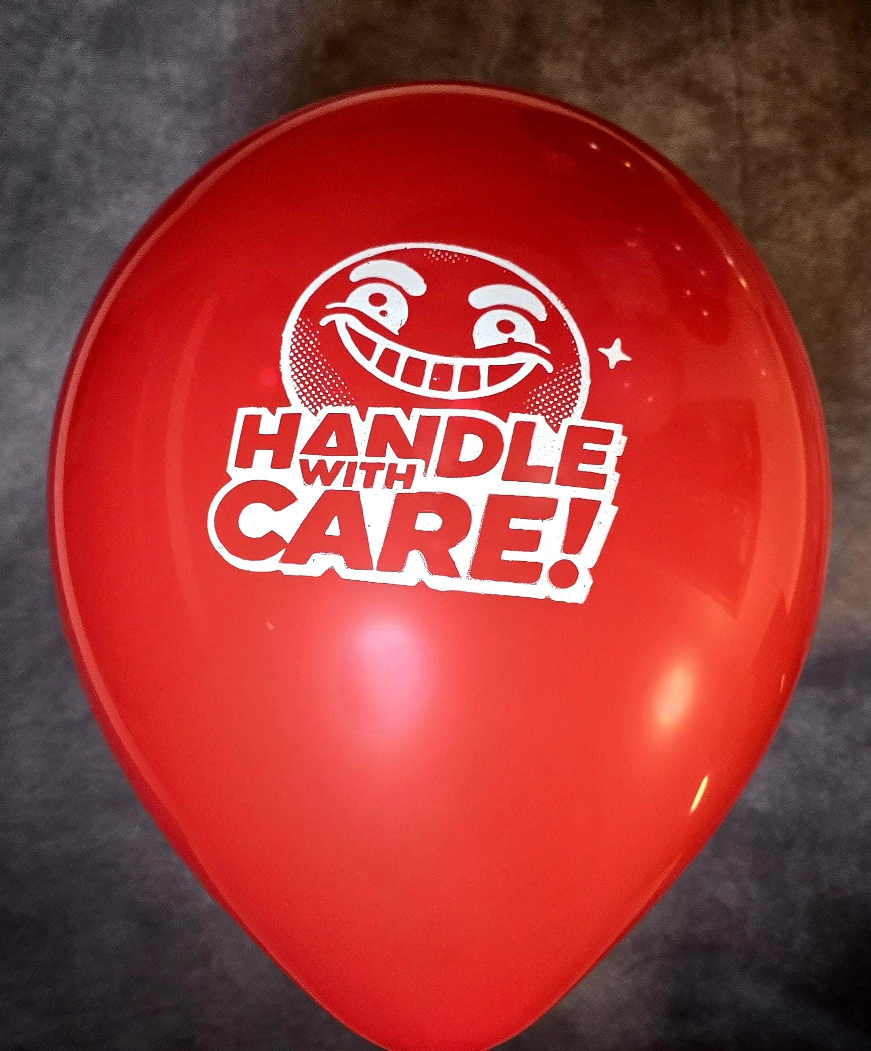 Custom Print Balloons "handle With Care" - Etsy