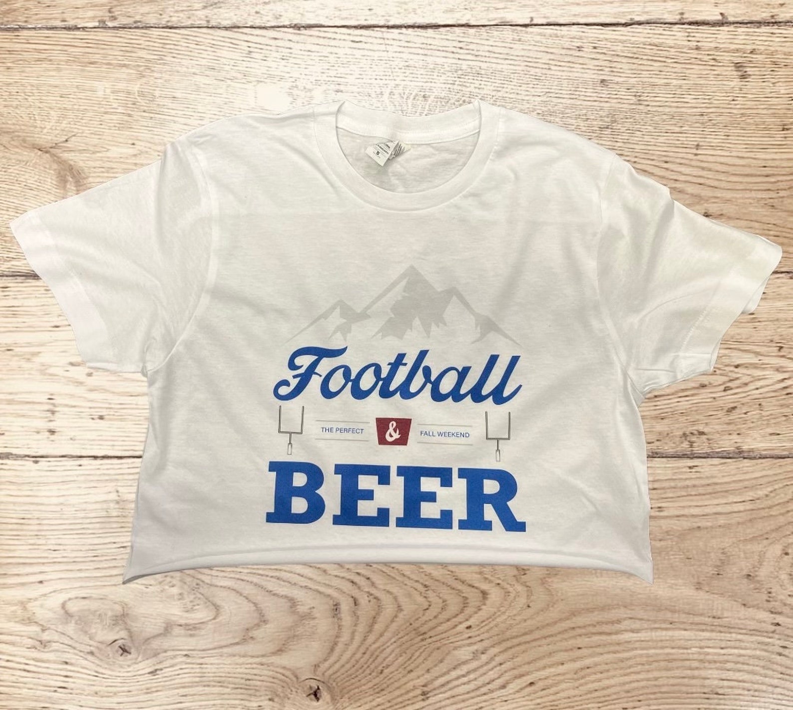 Football & Beer Crop Top - Etsy