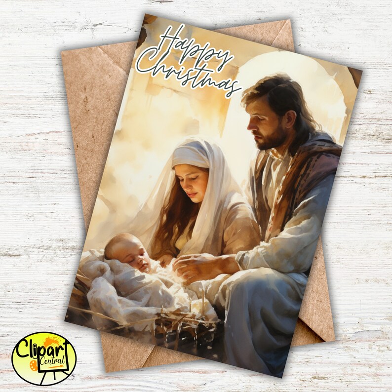 Christmas Nativity Clipart Bundle 15 High Quality Digital Designs ...