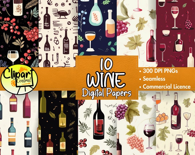 Burgundy Digital Paper Pack Shabby Chic Papers Dark Red Damask Paper ...