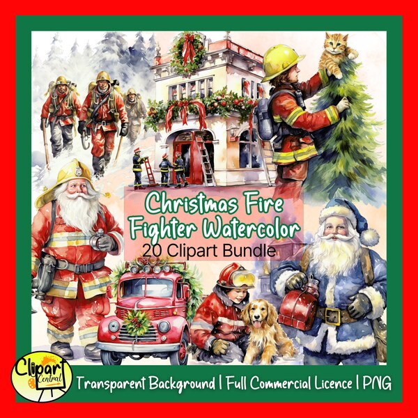 Fireman Santa - Etsy