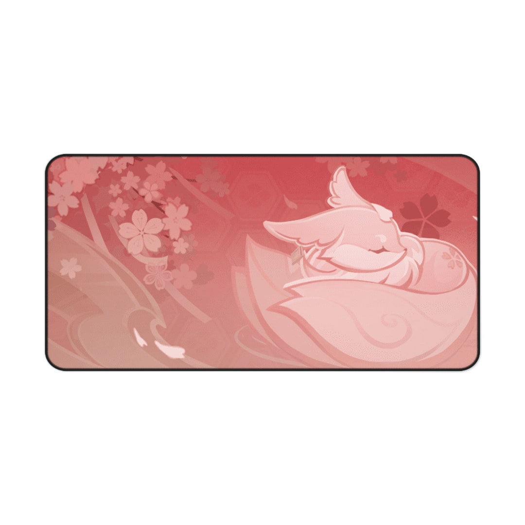 Genshin Impact Desk Mat: Yae Miko Kitsune Dreaming - Etsy