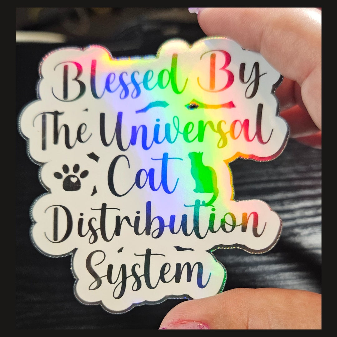 Sticker the Purr-fect Cat Distribution System Stickers - Etsy