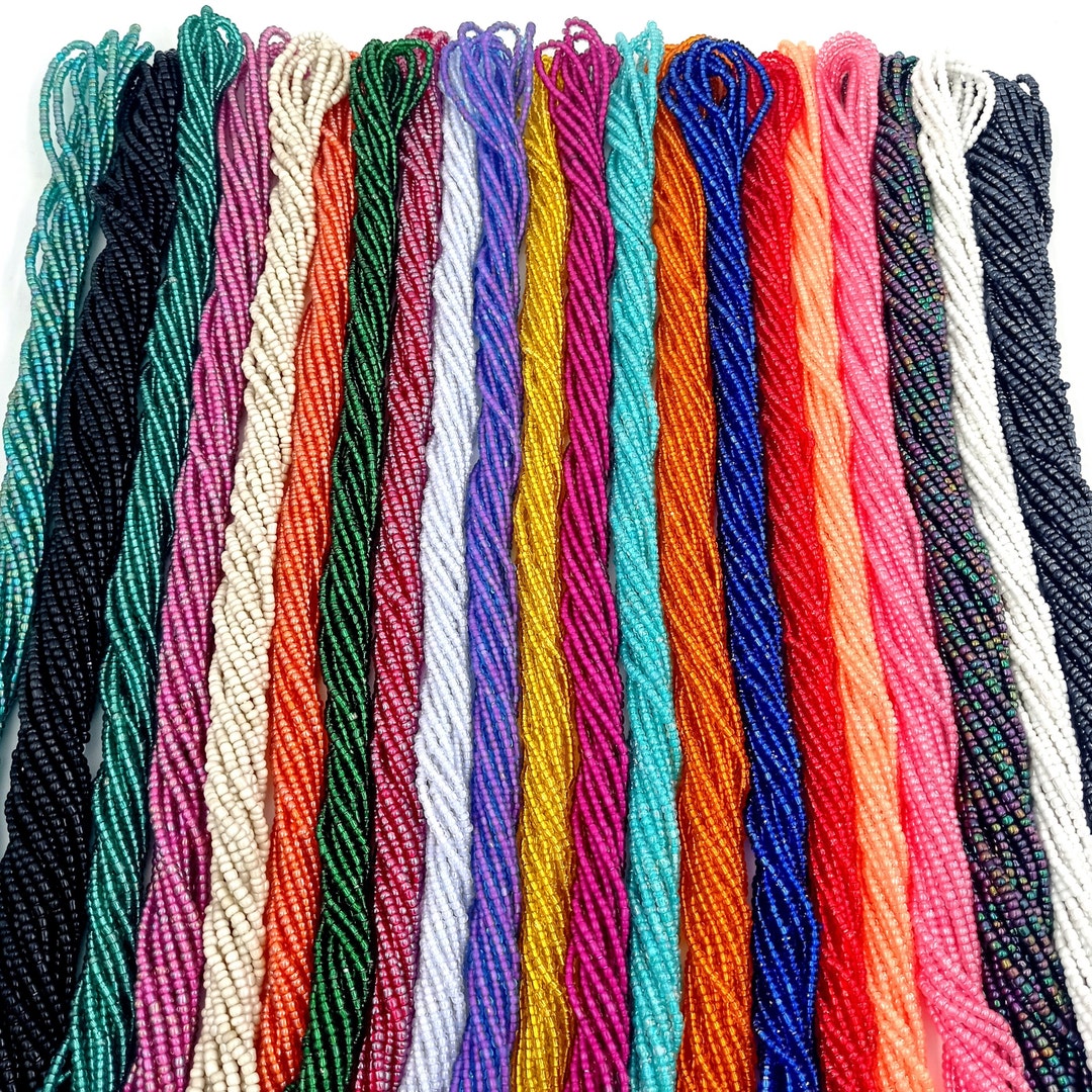 SINGLE COLOR Waist Beads,single Color Tie-on Waist Beads,african Waist ...