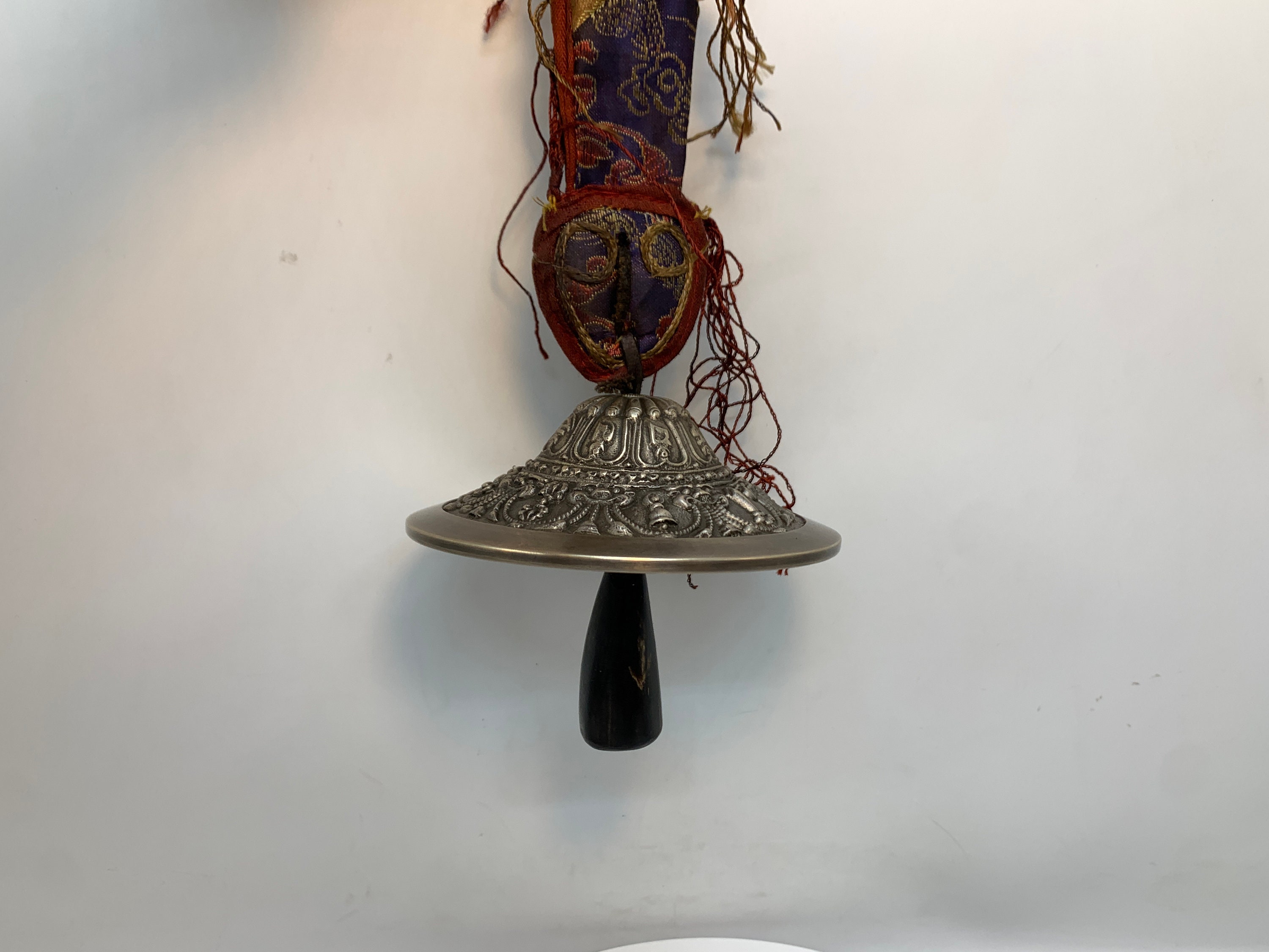 Tibetan Style Home Bell, Antique Finish Bell. Hand Crafted Iron Bell ...