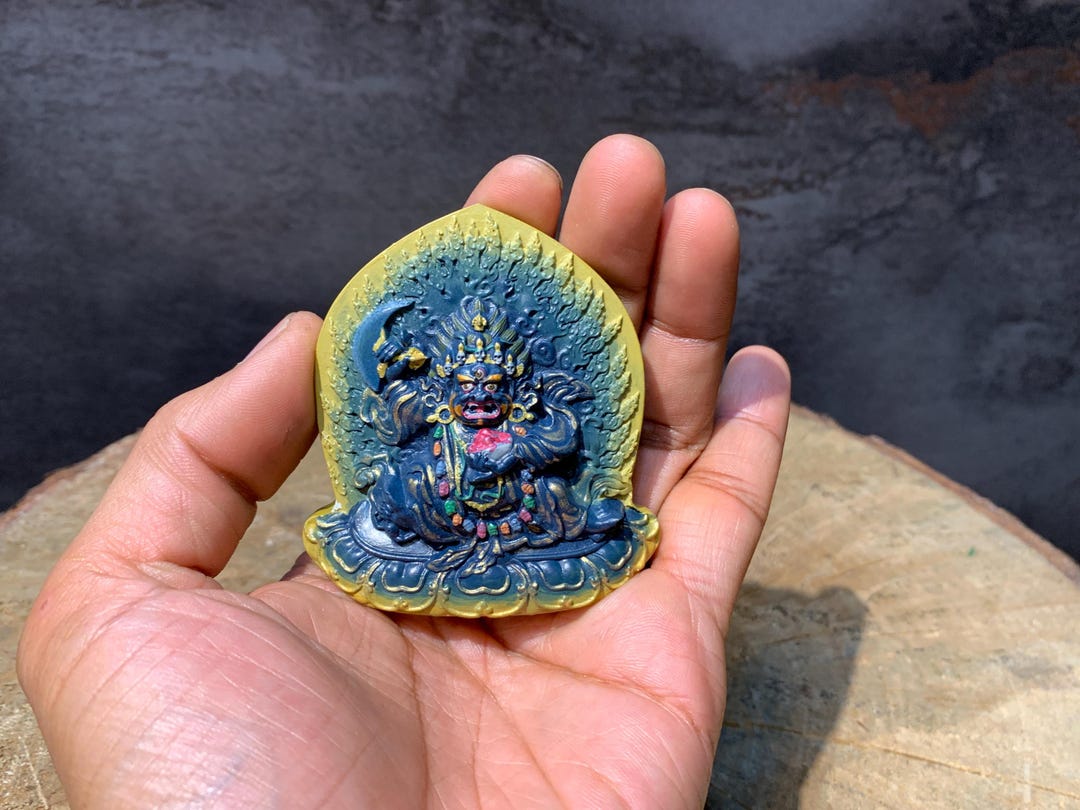 Best Quality Bernagchen Mahakala Tsa Tsa, Clay Statue. Kagyu Gompo ...