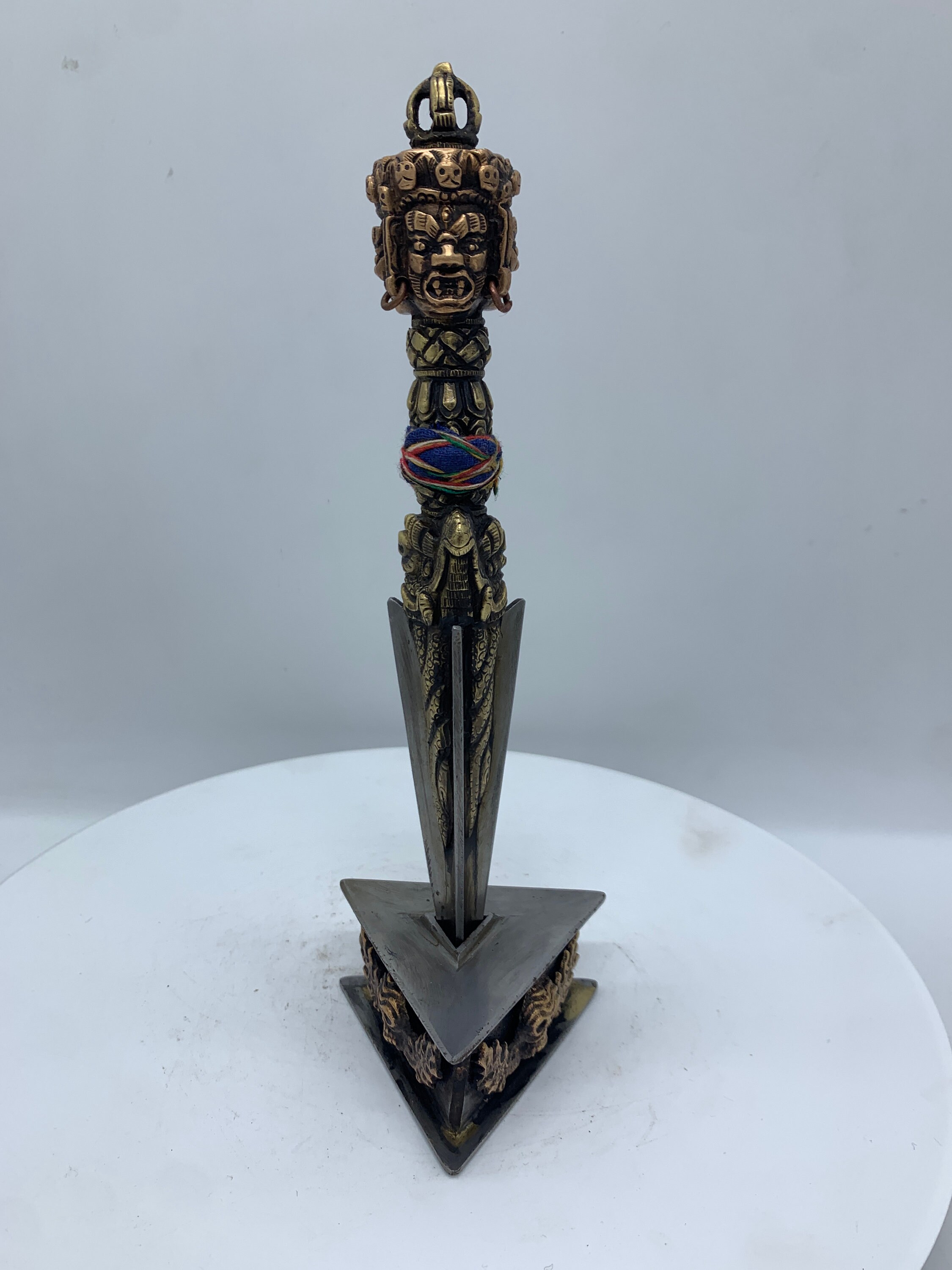 21 Cm Dorje Phurba With Stand. Consecrated and Empowered Phurba Dagger ...