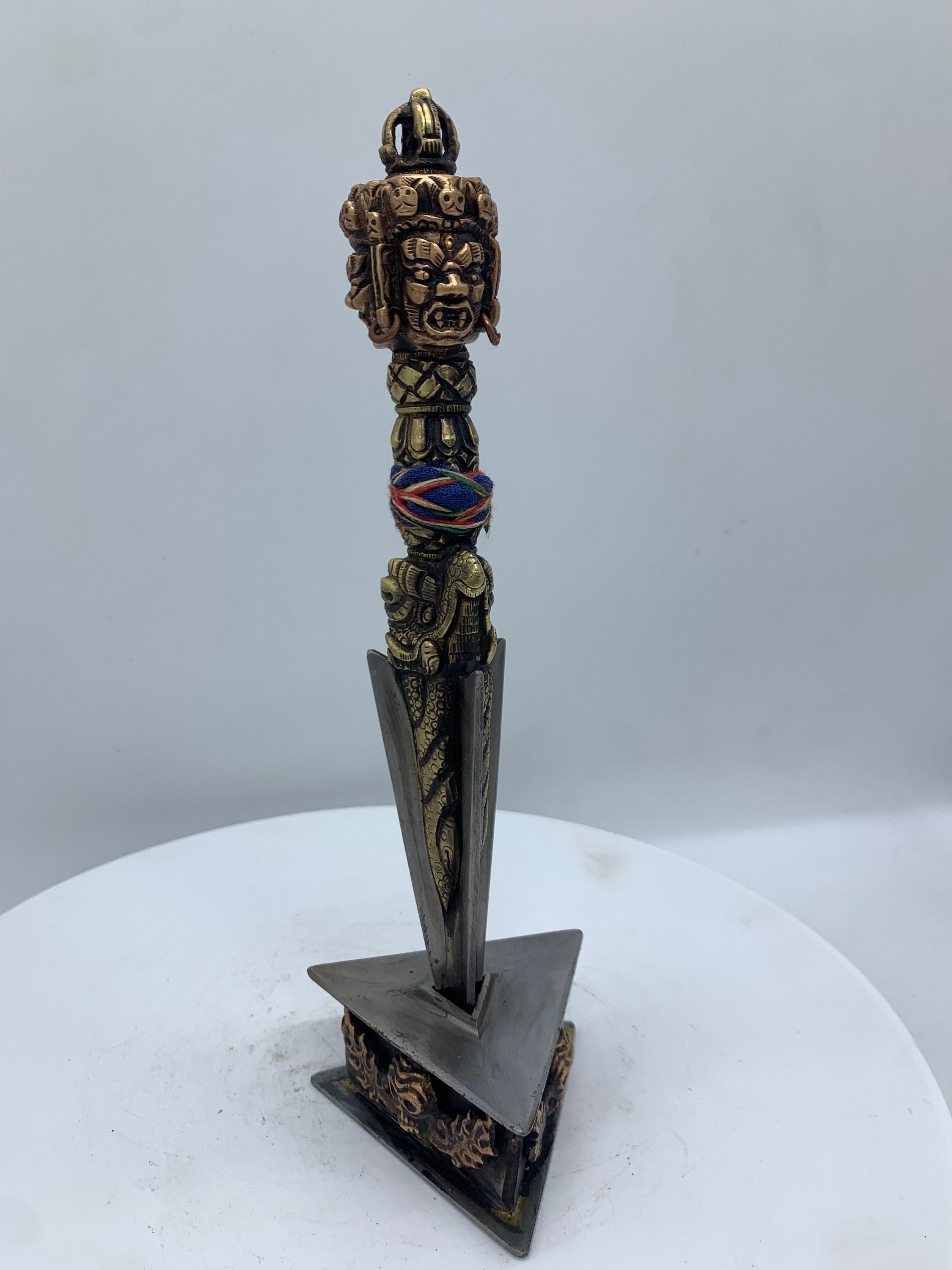 21 Cm Dorje Phurba With Stand. Consecrated and Empowered Phurba Dagger ...