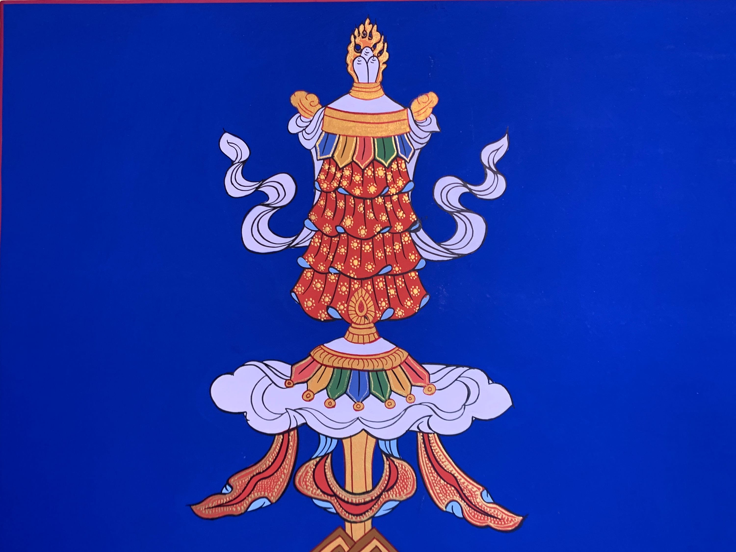 8 Auspicious Symbols. Tibetan Style Auspicious Symbols. Tibetan Wall ...