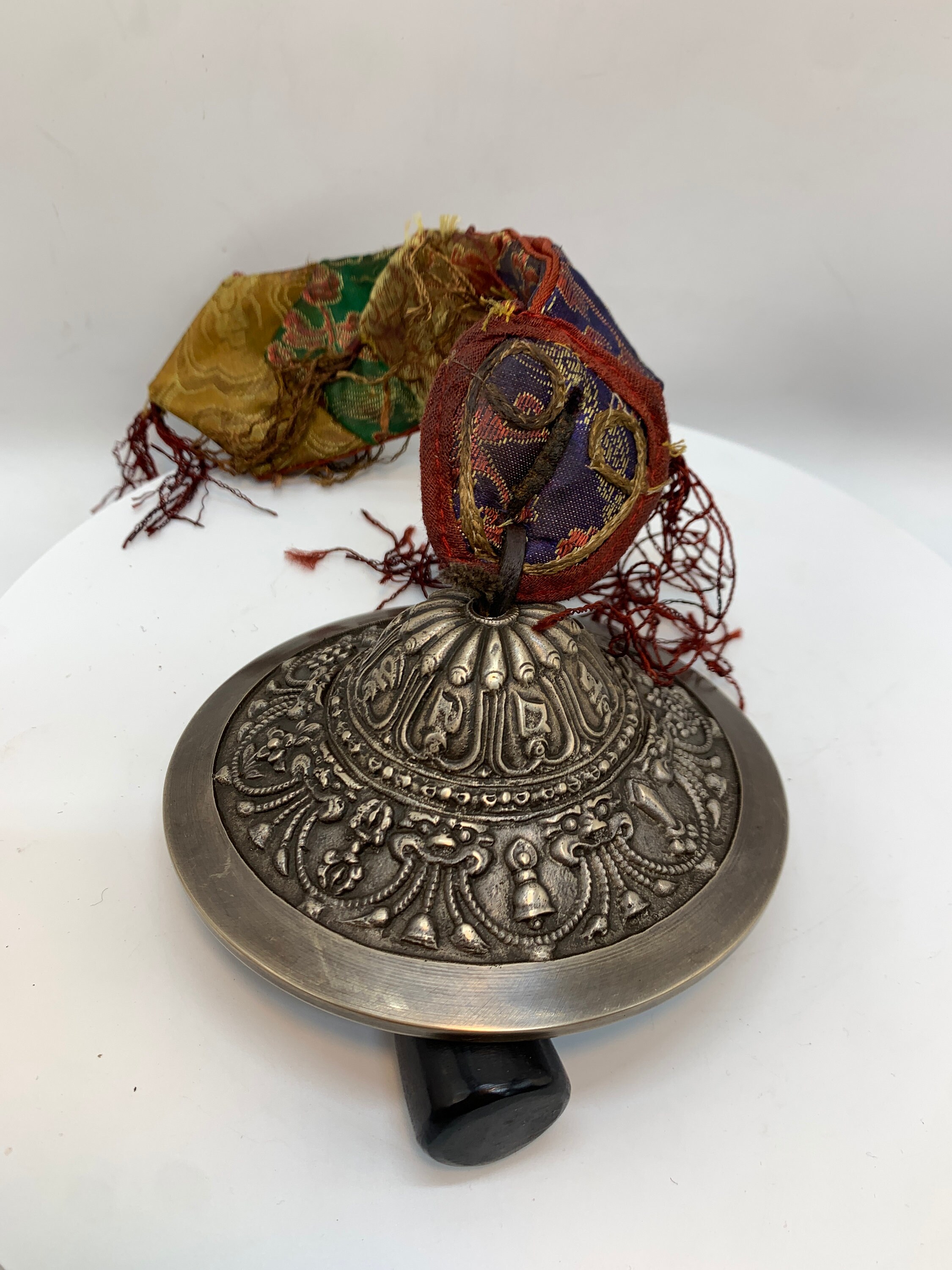 Tibetan Style Home Bell, Antique Finish Bell. Hand Crafted Iron Bell ...