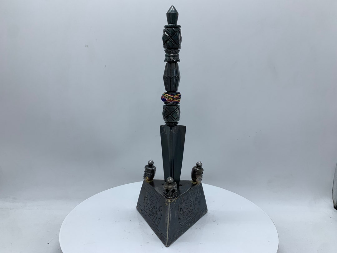 Black Phain Phurba. Hand Crafted Phurba Dagger. Tantric Ritual Kilaya ...