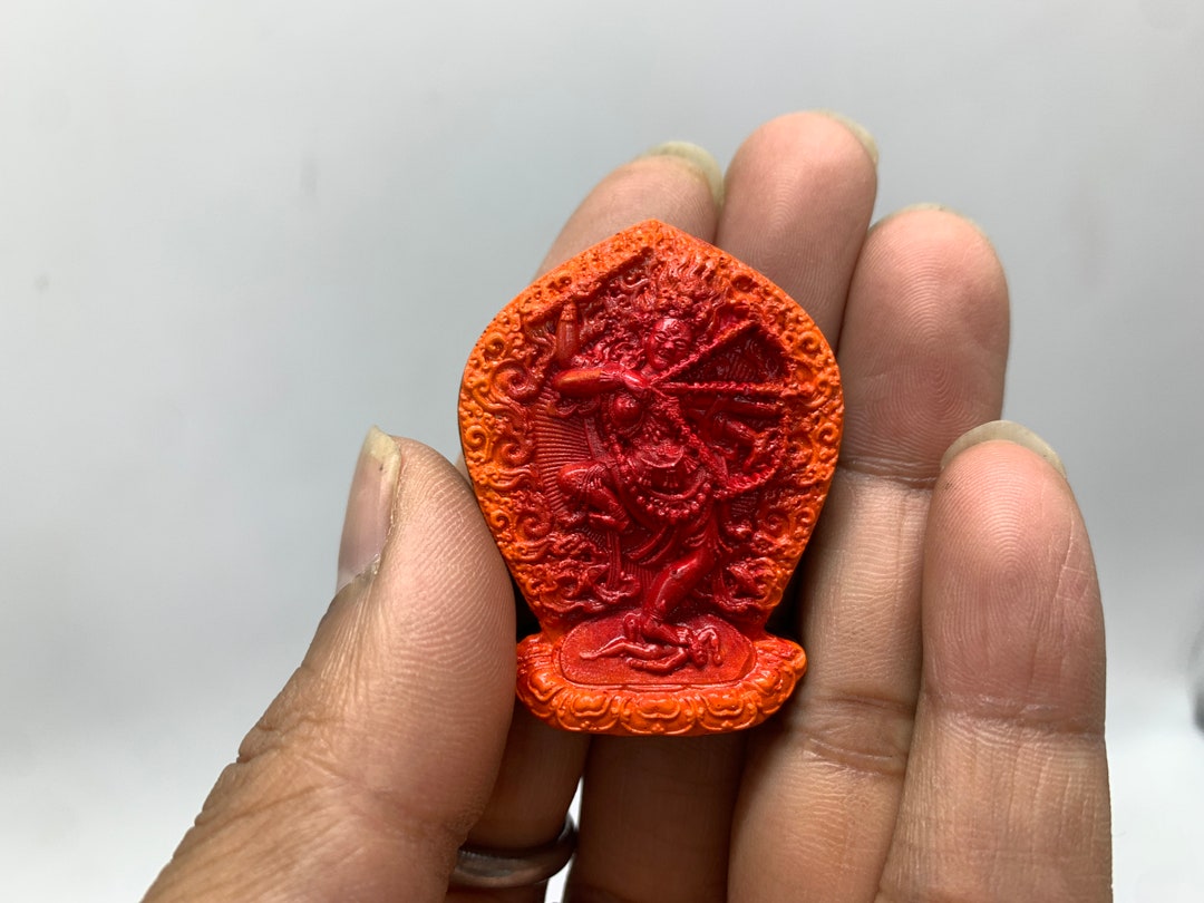 Kurukulle Tsatsa. Mini Tsatsa for Protection Amulets. Consecrated ...