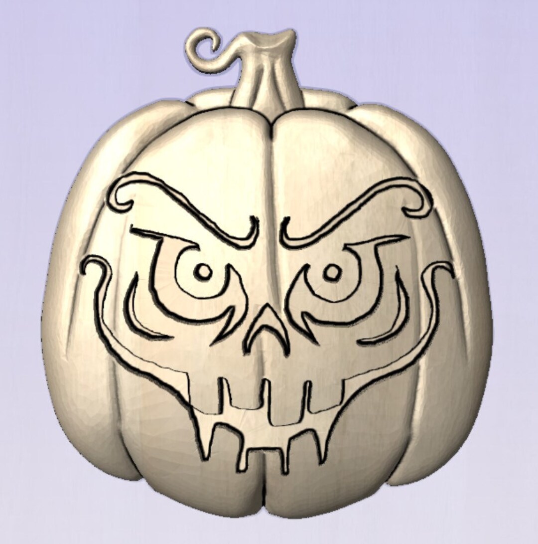 Halloween Pumpkins 6 File Bundle 3D CNC Router Files 3d Stl - Etsy