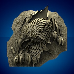 Eaglerip,3d CNC Router Files, 3d Stl File, Vectric,aspire - Etsy