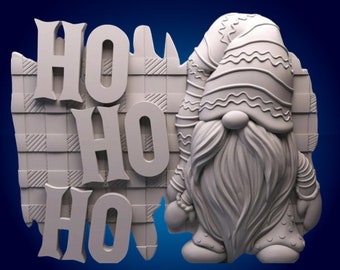 Bad Santa Christmas 3D STL File: CNC Router Model (digital Download) - Etsy