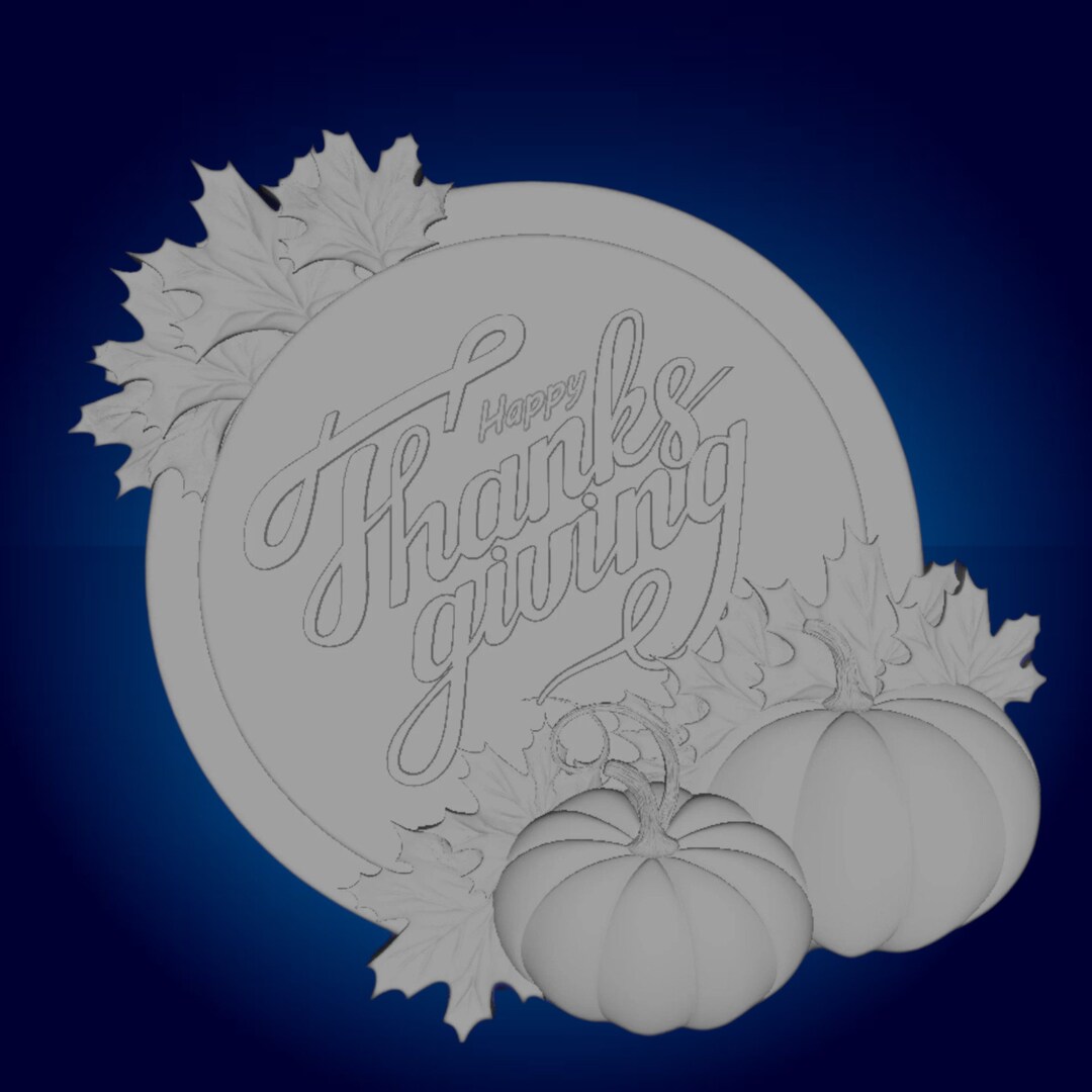 Thanksgiving Basket 3D CNC Router File: Holiday STL Model (digital File ...