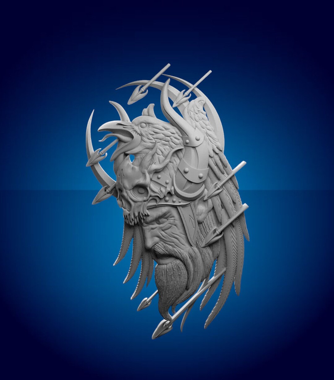 Viking Celtic Warrior 3D STL File: CNC Router Cut (digital File) - Etsy UK