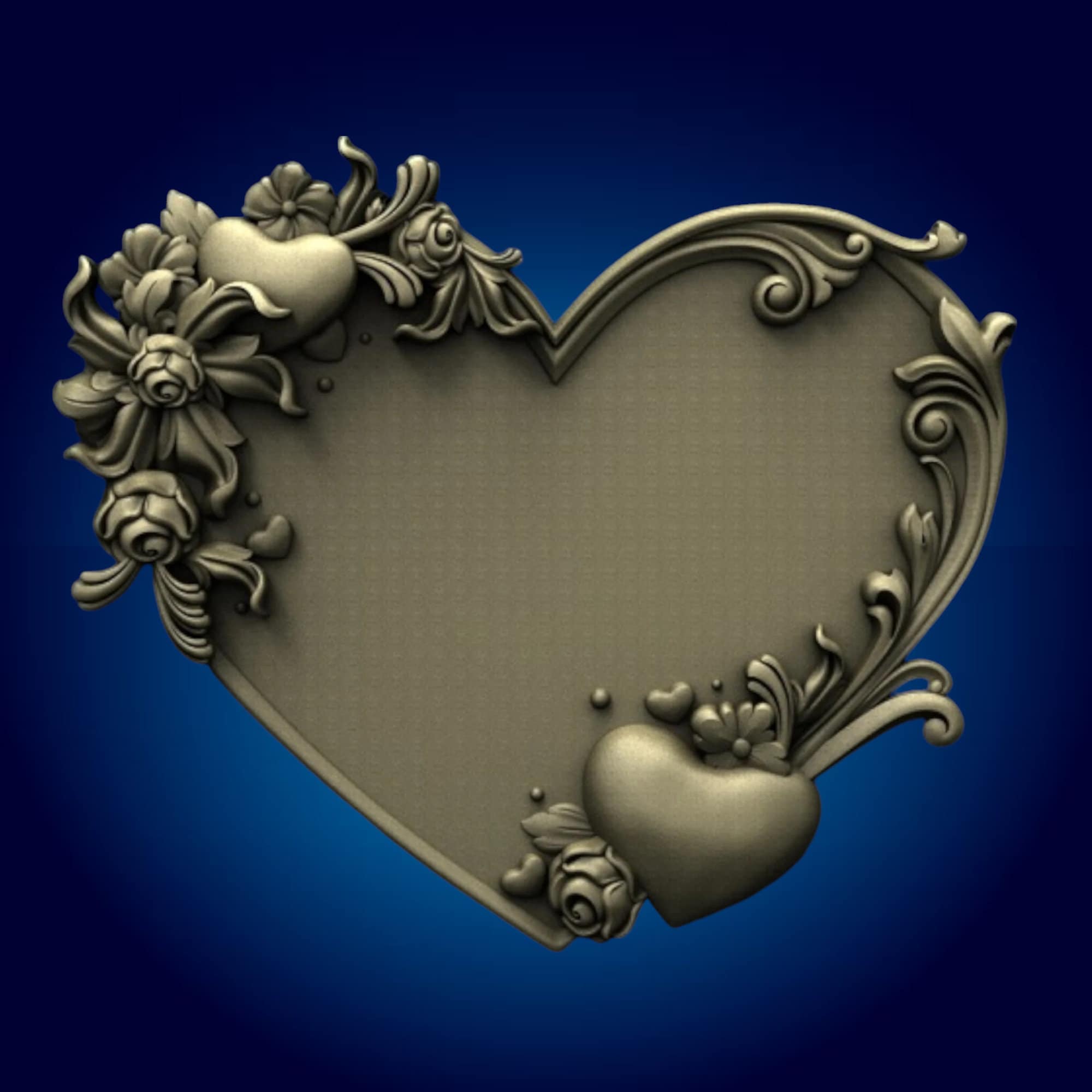 Valentine Heart 3D STL File: CNC Router Cut Files (digital Download) - Etsy
