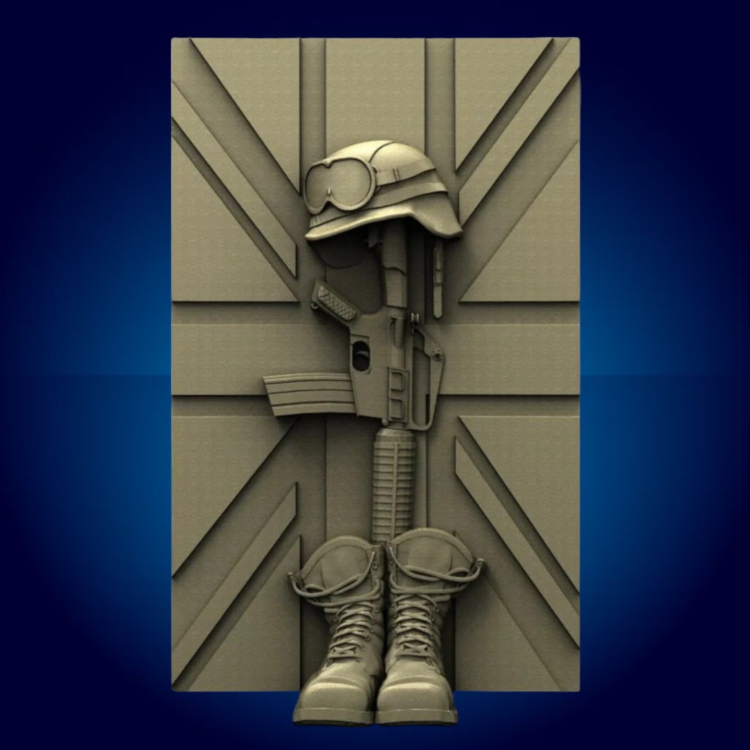 Hero,soldier,patriot,freedom 3D CNC Router Files, 3d Stl File, Vectric ...