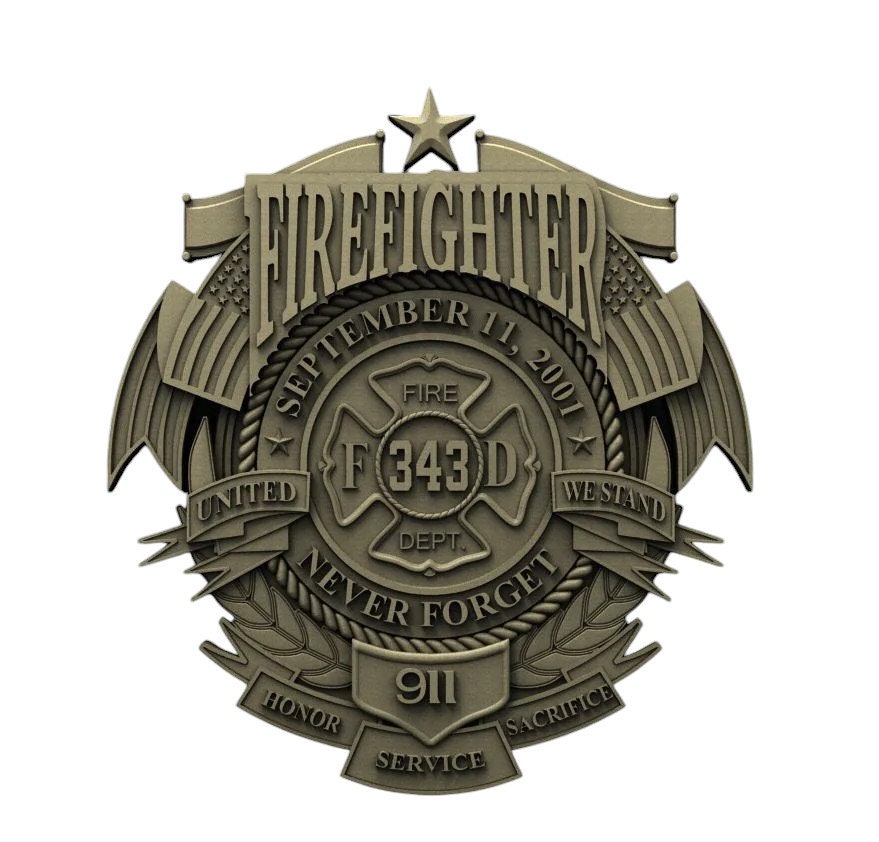 Firefighter 9-11 Patriot CNC Router Files (STL) - Etsy