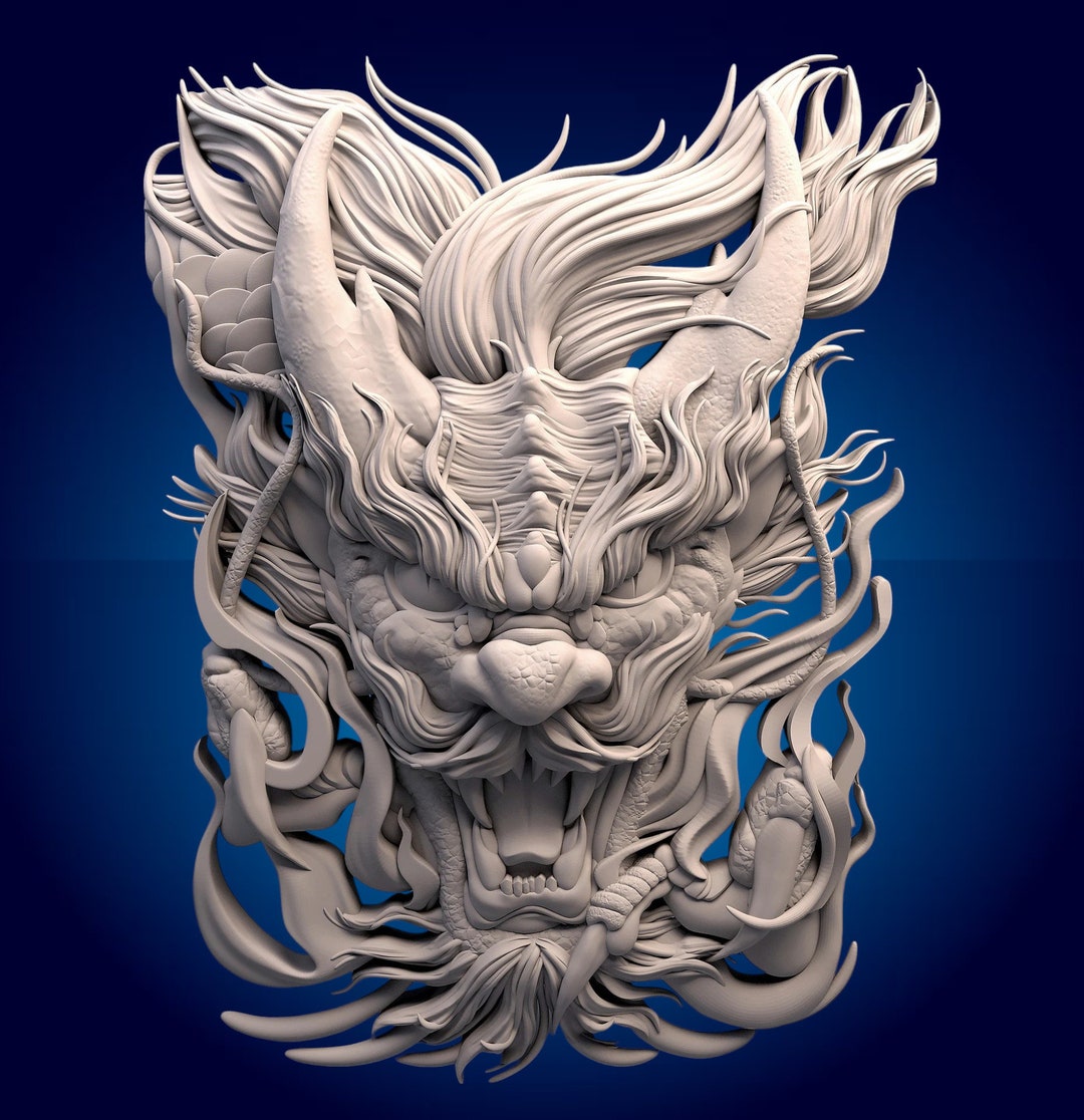 8 Dragon 3D STL Bundle: CNC Router Files - Etsy