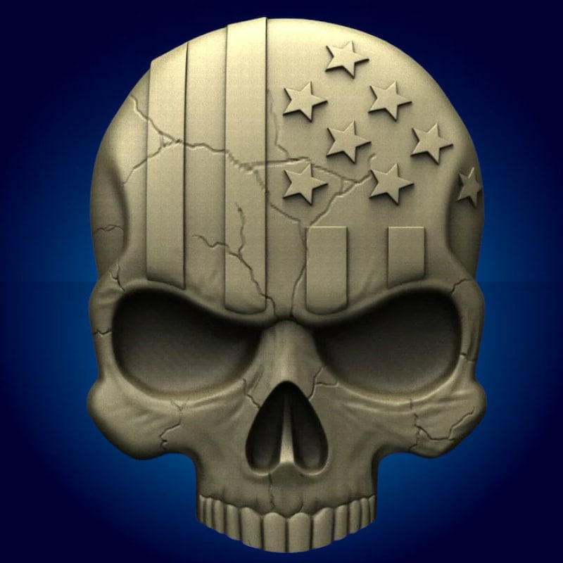 3d Cnc Files Skulls - Etsy