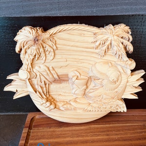 Lounging Parrot 3D CNC Router File: Parrothead Art (STL) - Etsy