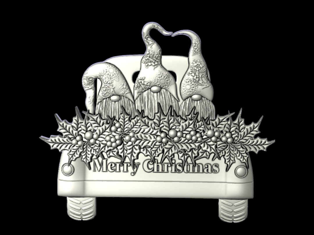 Christmas Gnome Christmas CNC Router Files 3d Stl File - Etsy
