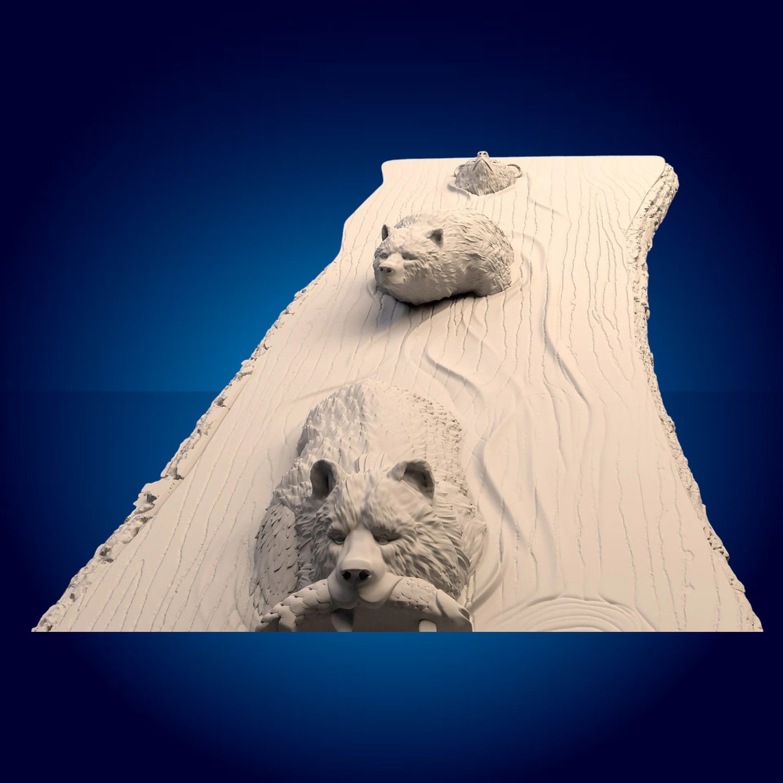 Swimming Bears 3D STL File: CNC Router Cut Files - Etsy