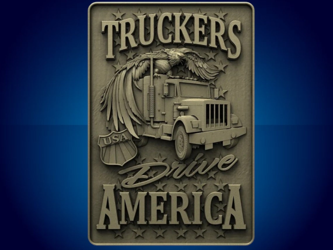 Semi Truck 3D STL File: CNC Router Cut Files - Etsy