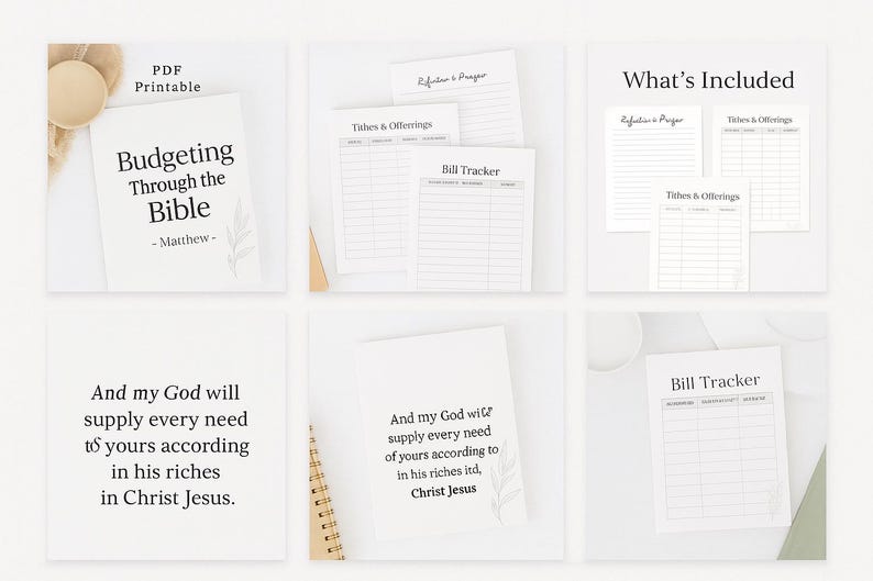 Faith & Finances for Women | Budgeting Through the Bible – Matthew ...