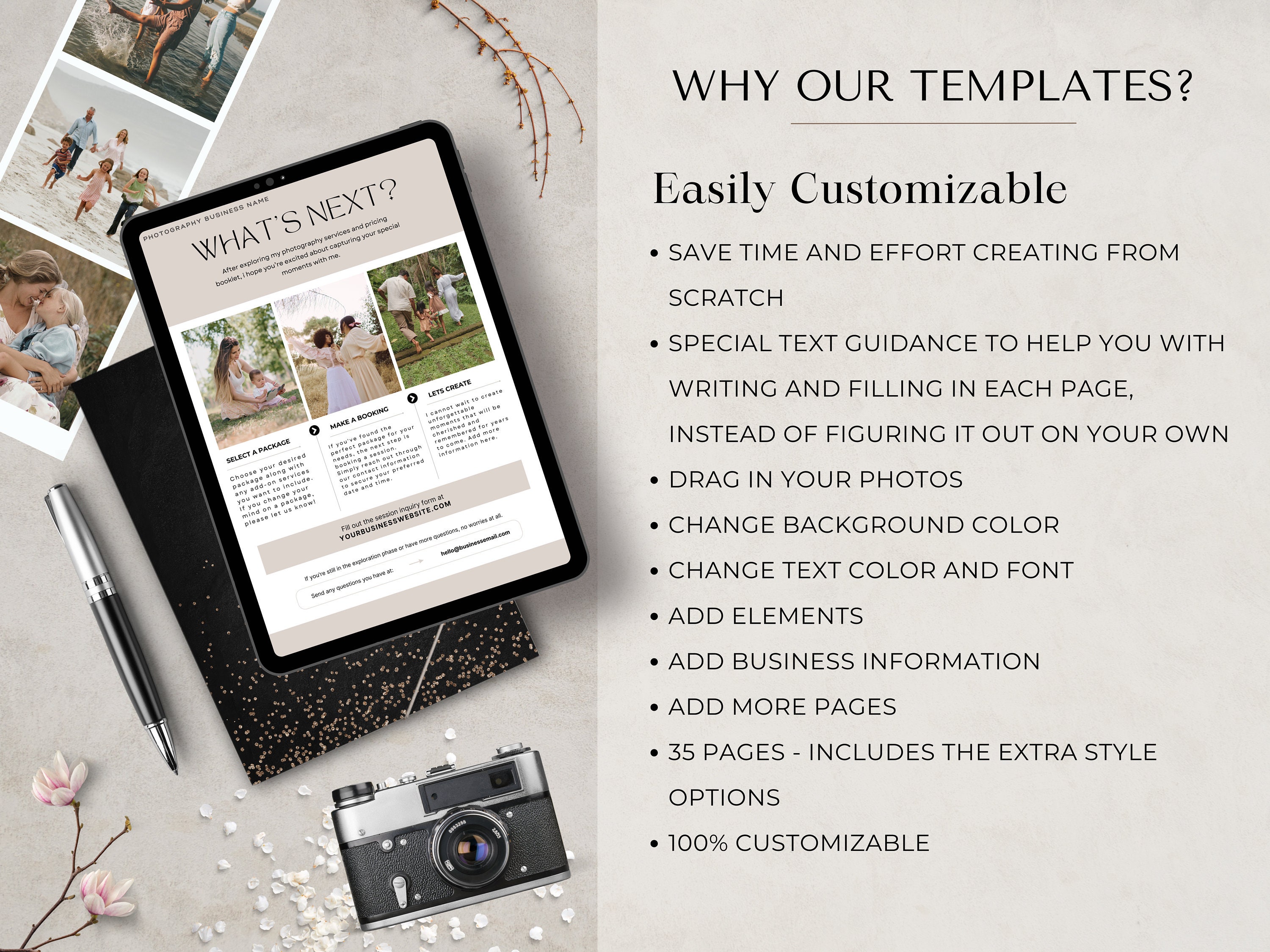 Photography Welcome Guide Family Photography Style Guide Photographer ...