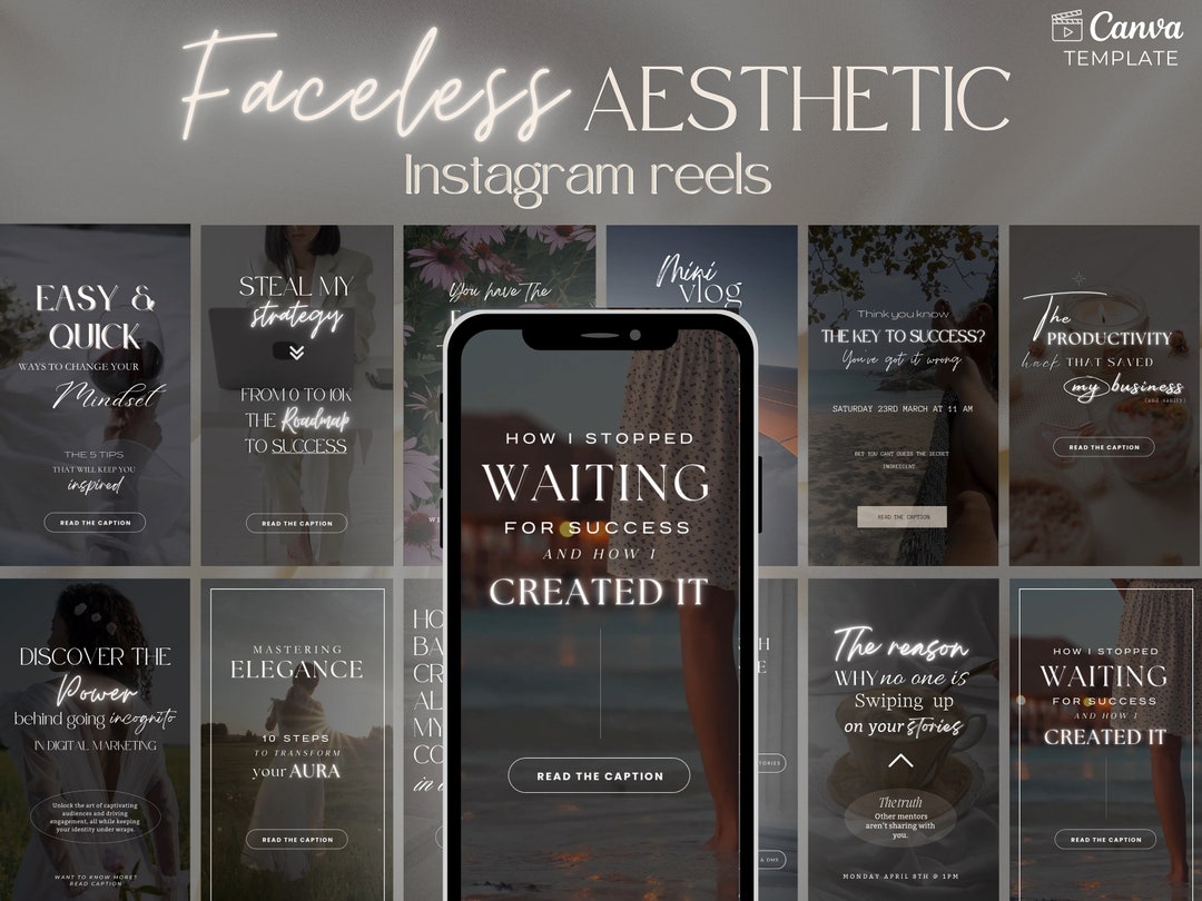 51 Faceless Reels, Instagram Video Reels, Coach Instagram Reels, Social ...