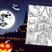Spooky Halloween Coloring Book | Intricate Designs | Witch, Ghost ...