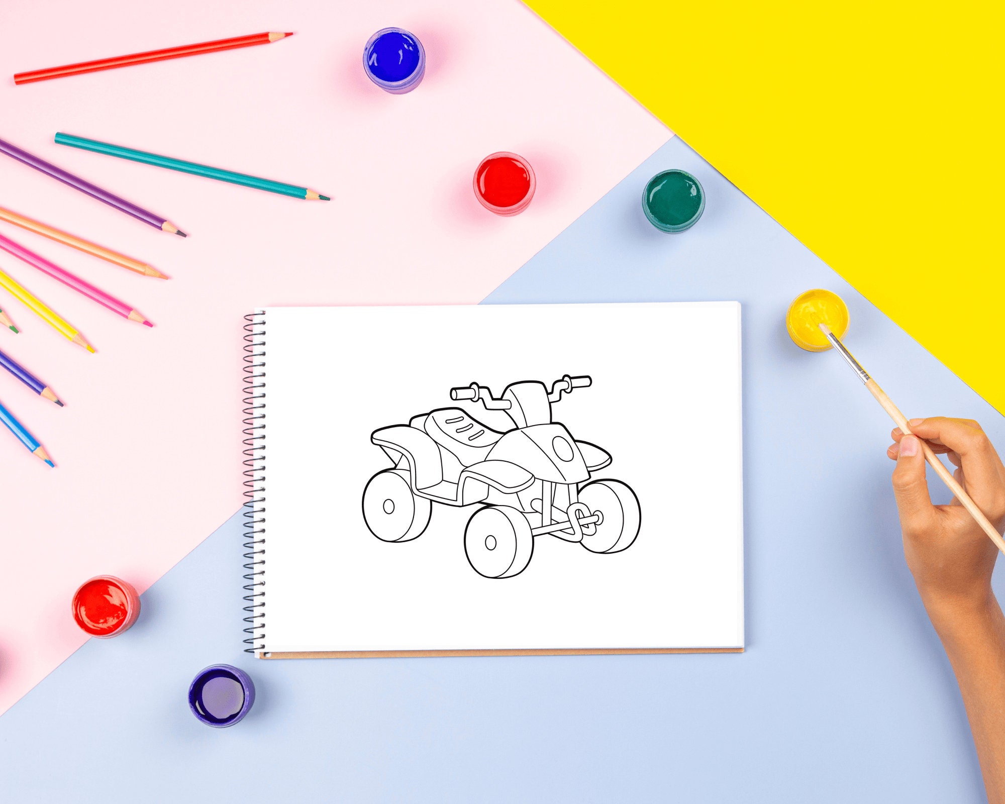 30 Basic Vehicle Theme Coloring Pages - Fun and Engaging Digital ...