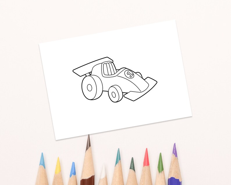 30 Basic Vehicle Theme Coloring Pages - Fun and Engaging Digital ...