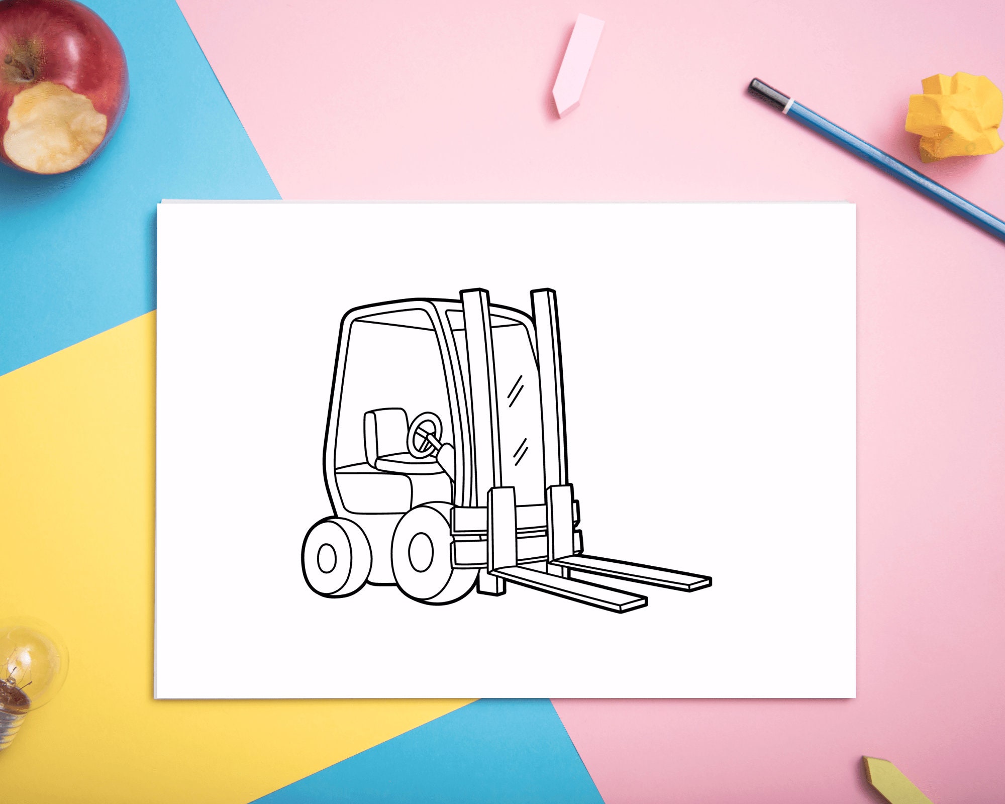 30 Basic Vehicle Theme Coloring Pages Fun and Engaging Digital ...